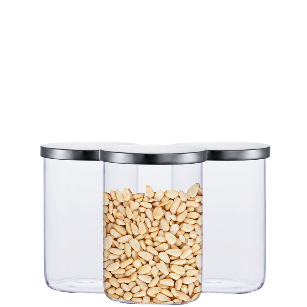 POTE HERMÉTICO M COM TAMPA METÁLICA RUVOLO 80676 – Bazar News